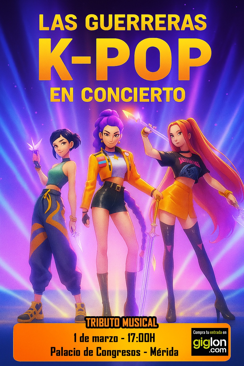 Las guerreras K-Pop en concierto - Ayuntamiento de Mérida